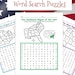 Regions of the United States Printable Map and Word Search Puzzle ...