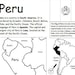 Countries of South America Printable Introductory Geography Worksheets ...