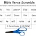 Bible Verse Scramble Printable Activity Bundle - Etsy