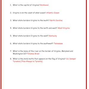 Southeast Region of the USA Printable Worksheets Bundle - Etsy