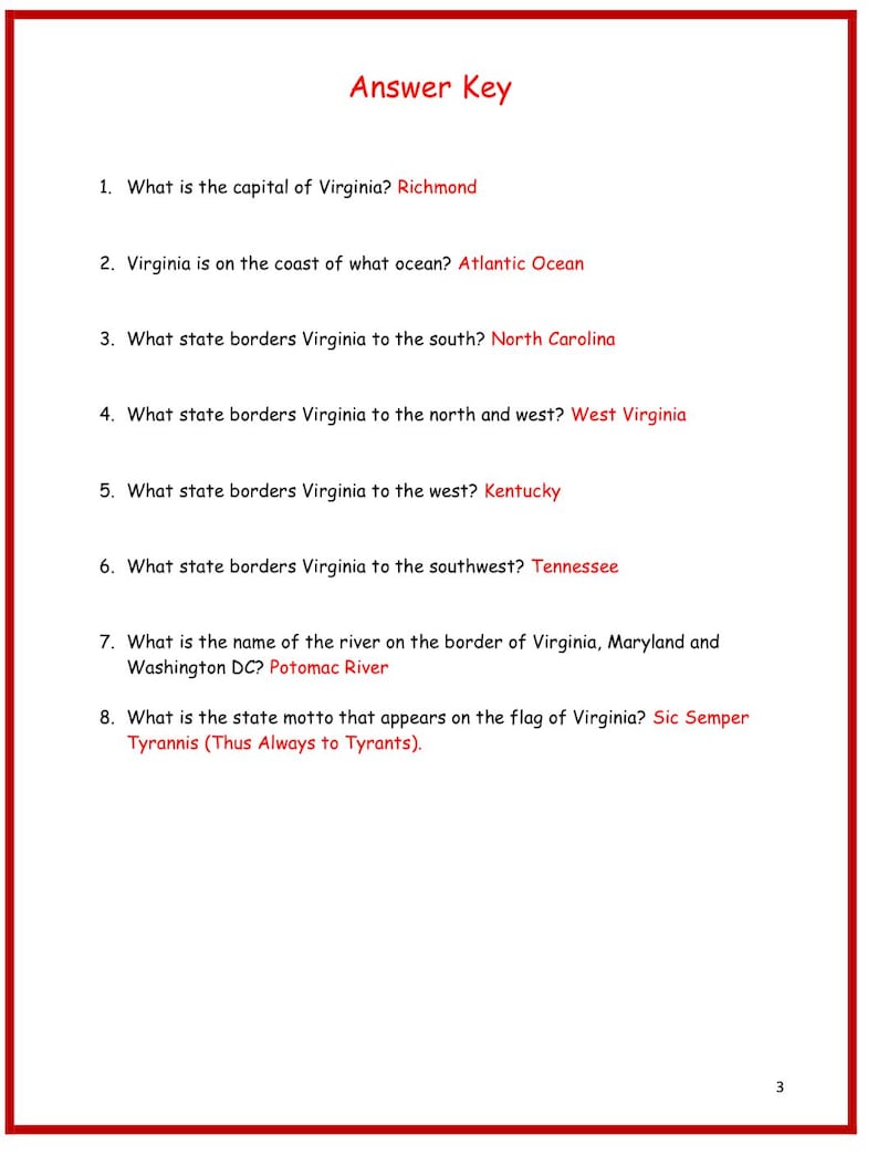 Southeast Region of the USA Printable Worksheets Bundle - Etsy