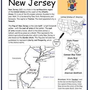 50 States of the USA Printable Worksheets Bundle - Etsy