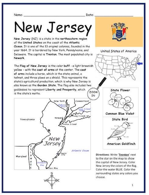 50 States of the USA Printable Worksheets Bundle - Etsy