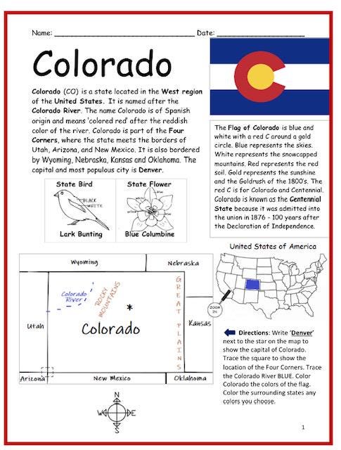 50 States of the USA Printable Worksheets Bundle - Etsy