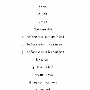 Printable Spanish Picture Dictionary and Coloring Book for Beginners - Etsy