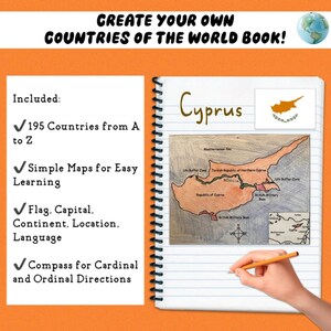 Countries of the World From A to Z Printable Worksheets Bundle - Etsy