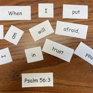Bible Verse Scramble Printable Activity Bundle - Etsy