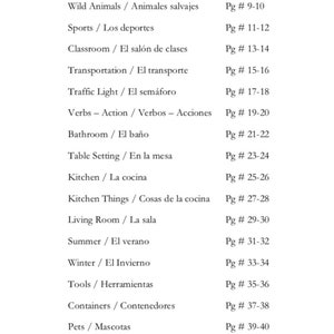 Printable Spanish Picture Dictionary and Coloring Book for Beginners - Etsy