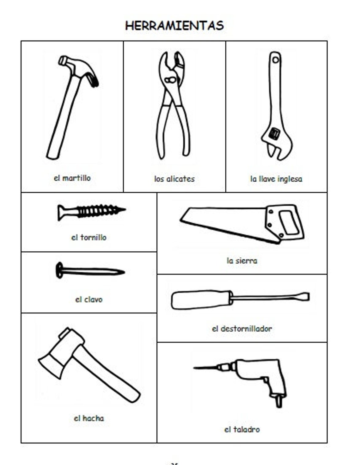 Printable Spanish Picture Dictionary and Coloring Book for Beginners - Etsy