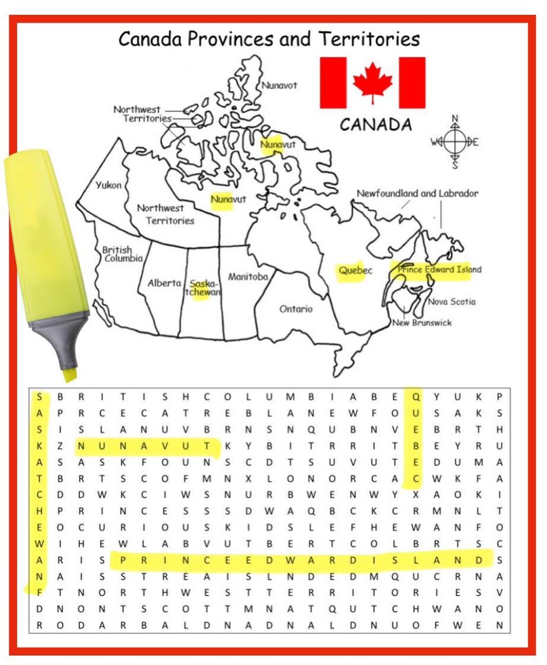 Geography Word Search Puzzles With Maps Printable Bundle - Etsy