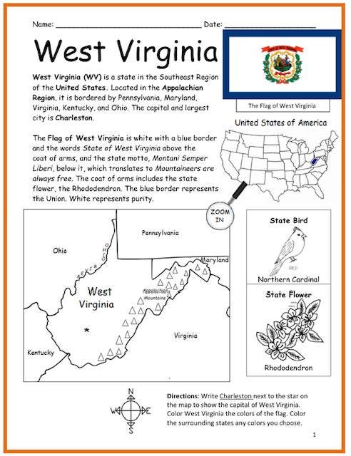 Southeast Region of the USA Printable Worksheets Bundle - Etsy