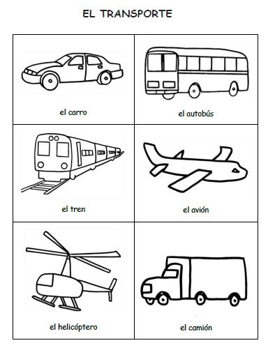 Printable Spanish Picture Dictionary and Coloring Book for Beginners - Etsy