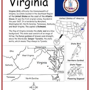 Southeast Region of the USA Printable Worksheets Bundle - Etsy