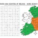 Ireland Printable Map and Word Search Puzzle Activity - Etsy