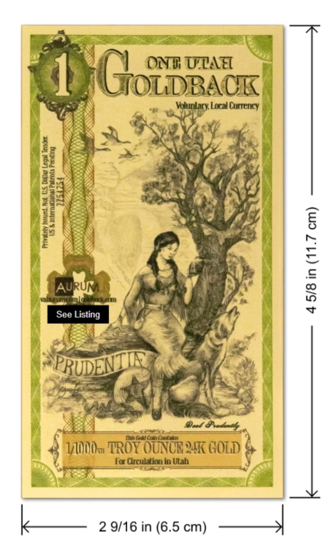 10 Pack of 24k Gold Utah, Nevada And/or Wyoming Goldbacks - Etsy