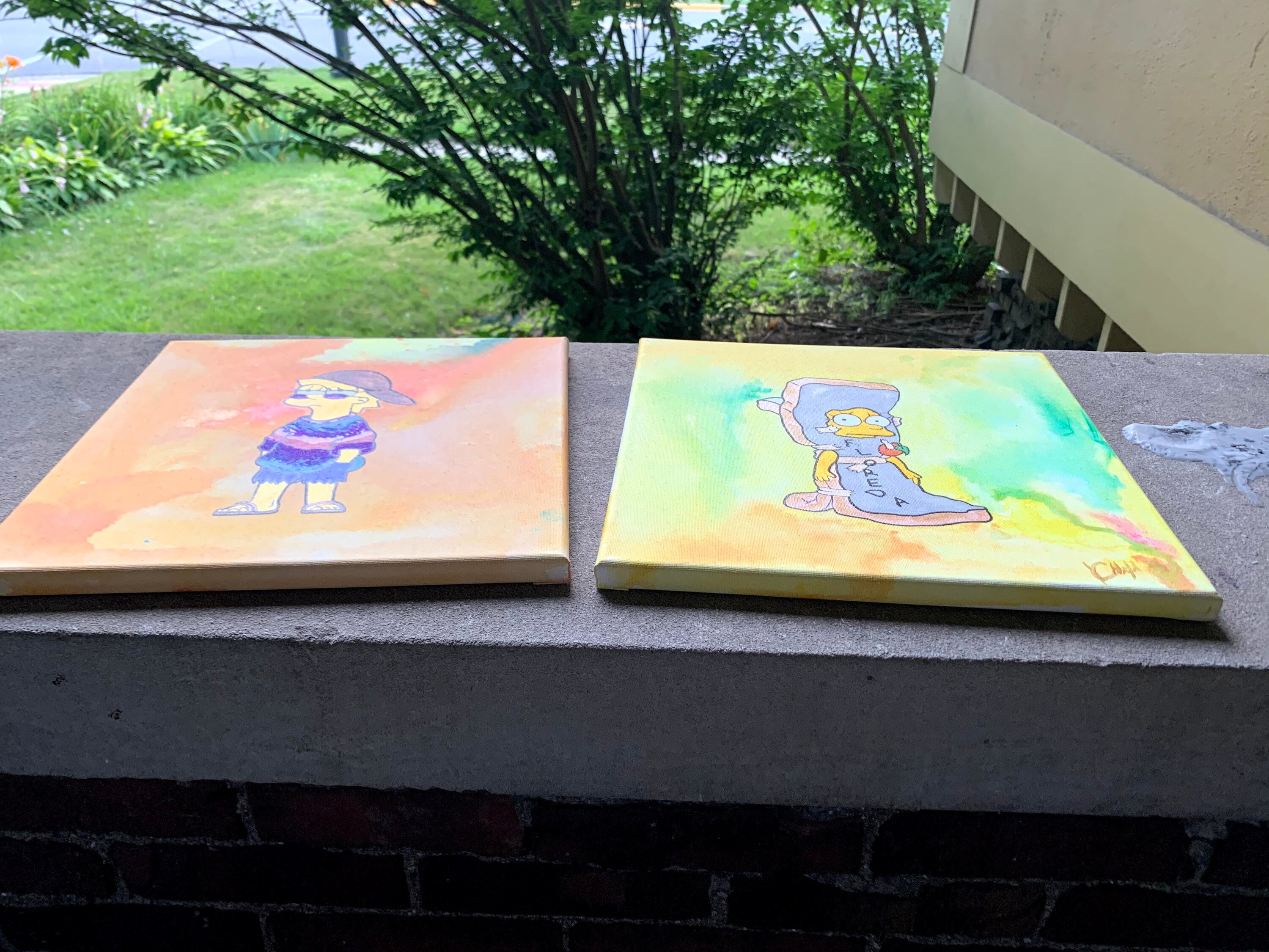 Custom Cartoons on Canvas - Etsy