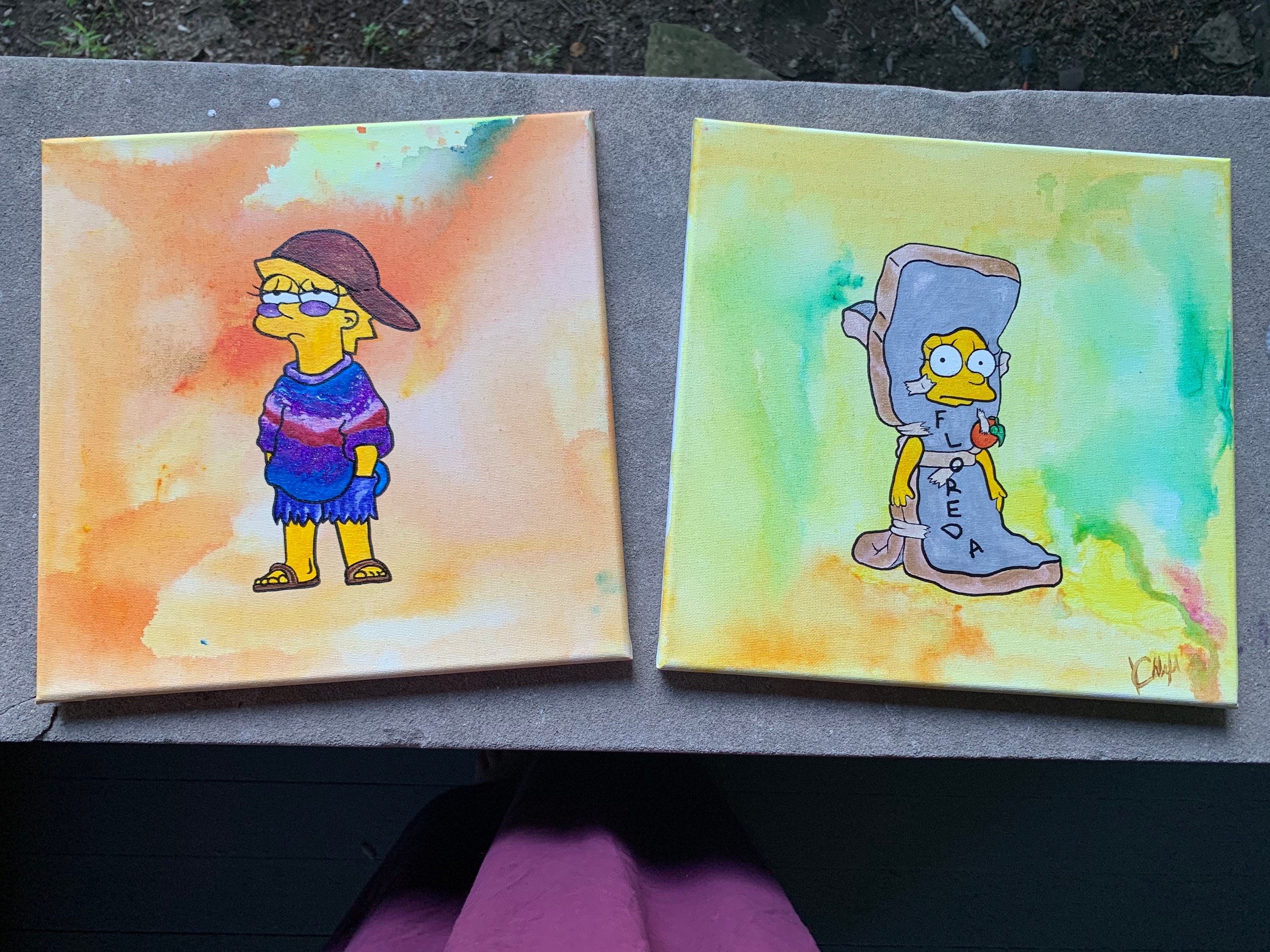 Custom Cartoons on Canvas - Etsy