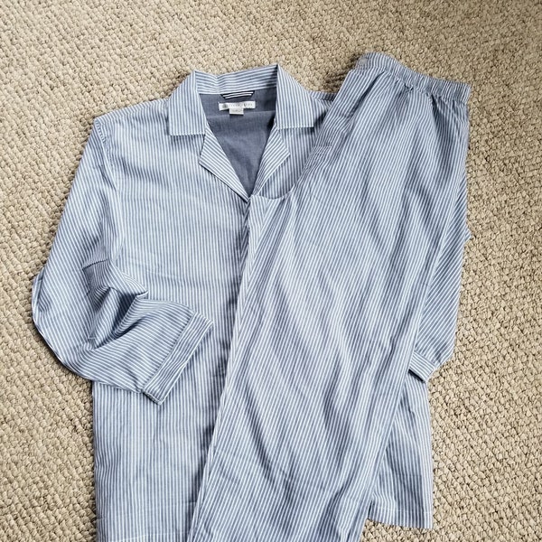 Blue Striped Pajamas - Etsy