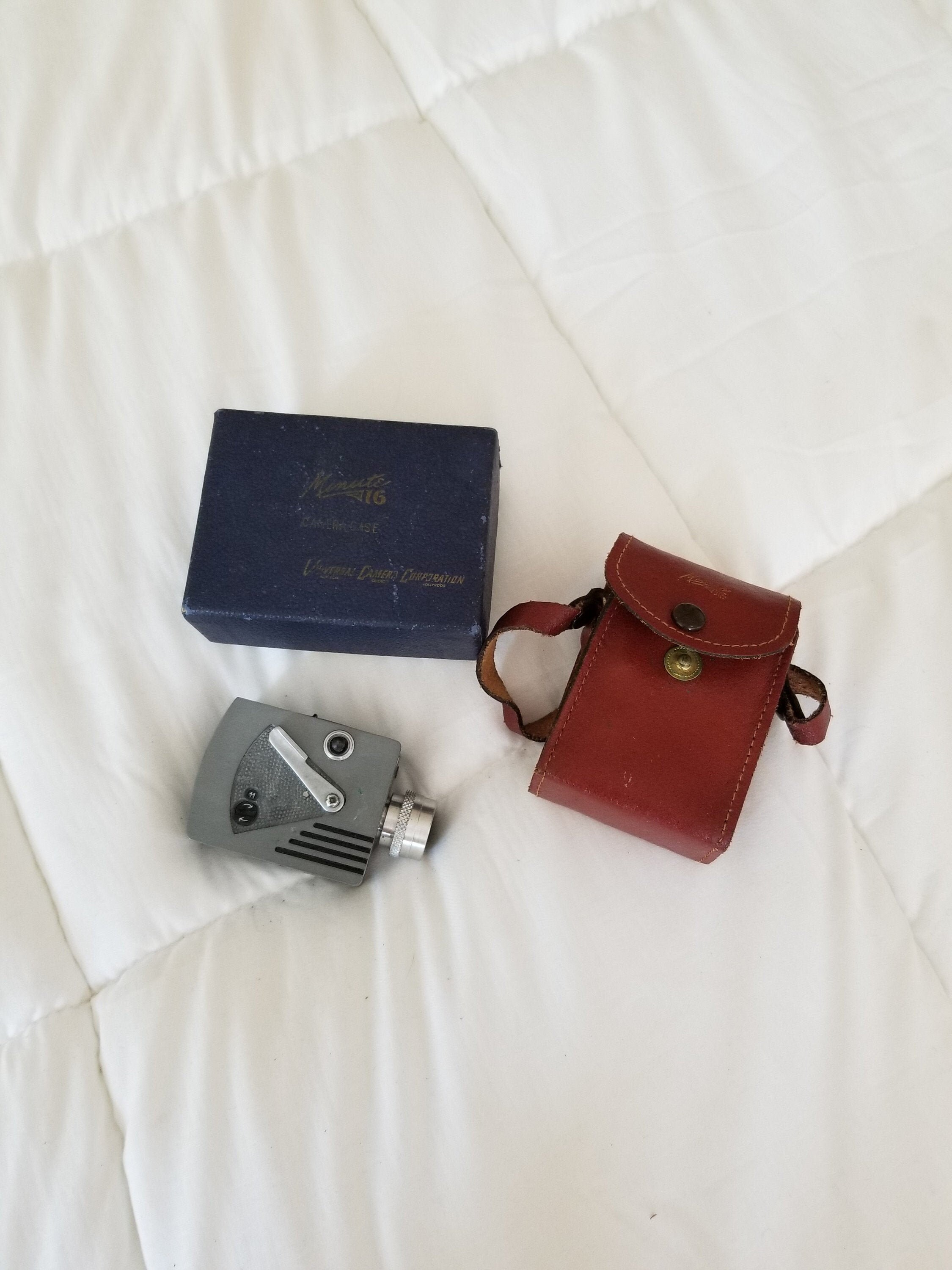Minute 16 Camera, Case and Box, Vintage - Etsy