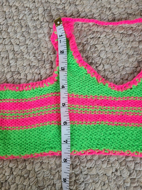 60s bikini, hand knit, bathing suit, child or very sm… - Gem