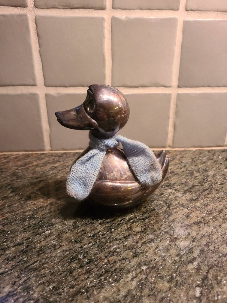 Duck Bank, Vintage Early 70s, Silver Plate, Denmark - Etsy