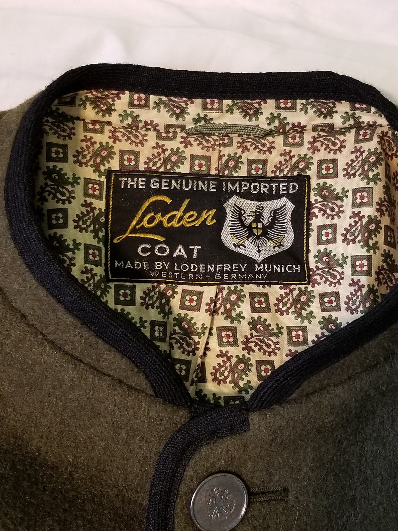 Vintage German Wool Coat Lederhosen Style Oktoberfest - Etsy