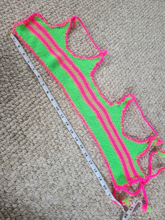 60s bikini, hand knit, bathing suit, child or very sm… - Gem