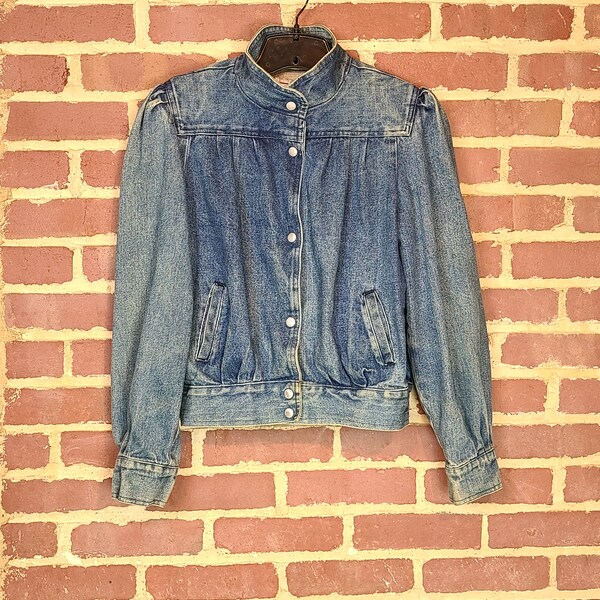 80s Denim Jacket - Etsy