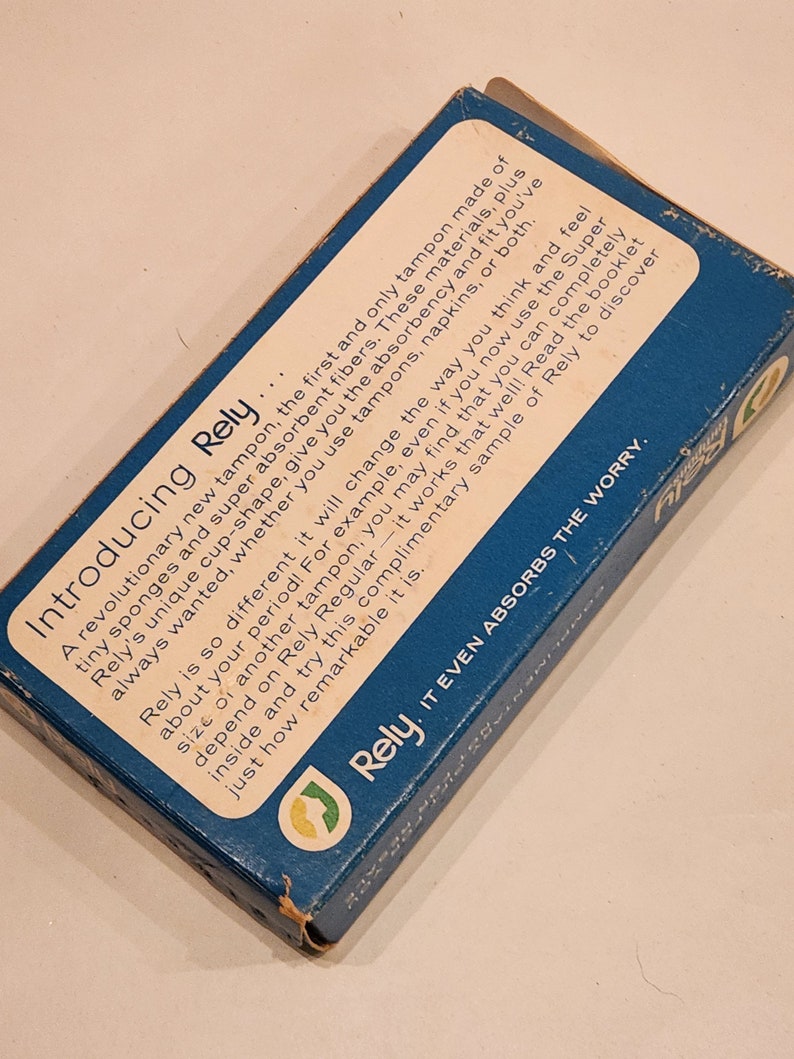 70s Tampons in Original Box, Never Opened, Prop Feminine Hygiene - Etsy
