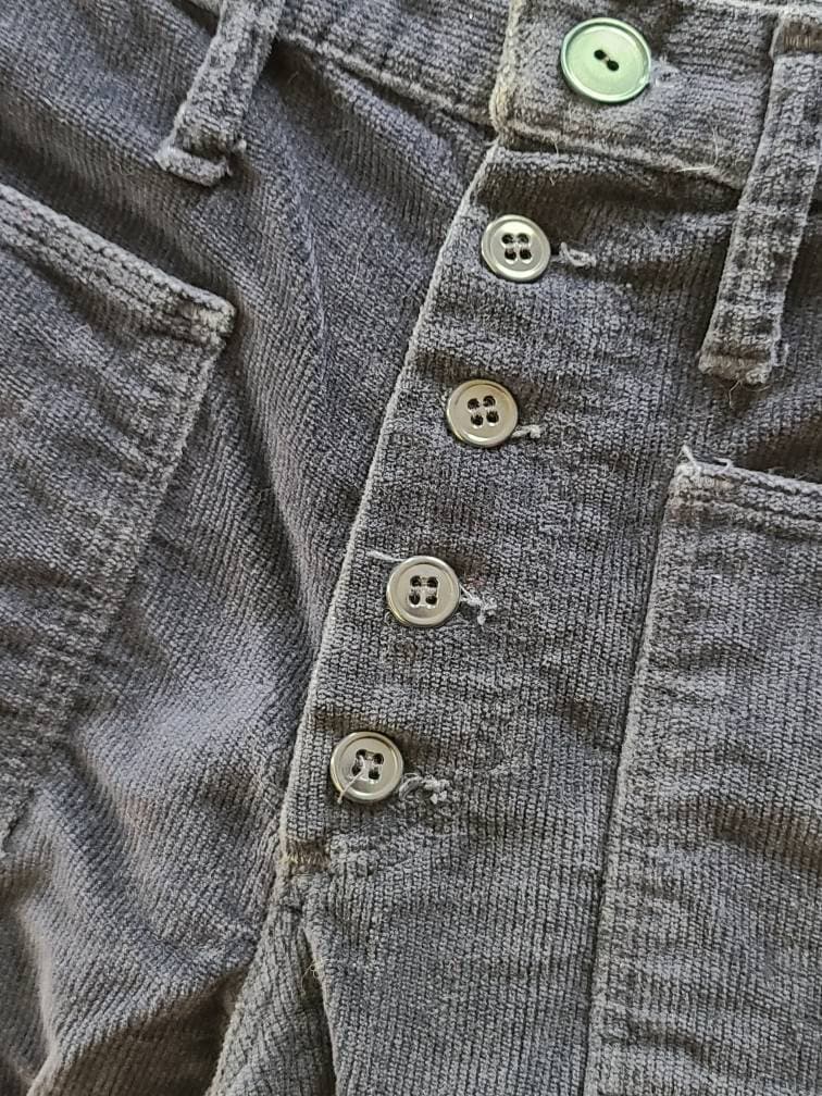 60s 70s Wrangler Cords Corduroy Pants Navy Blue Ladies - Etsy