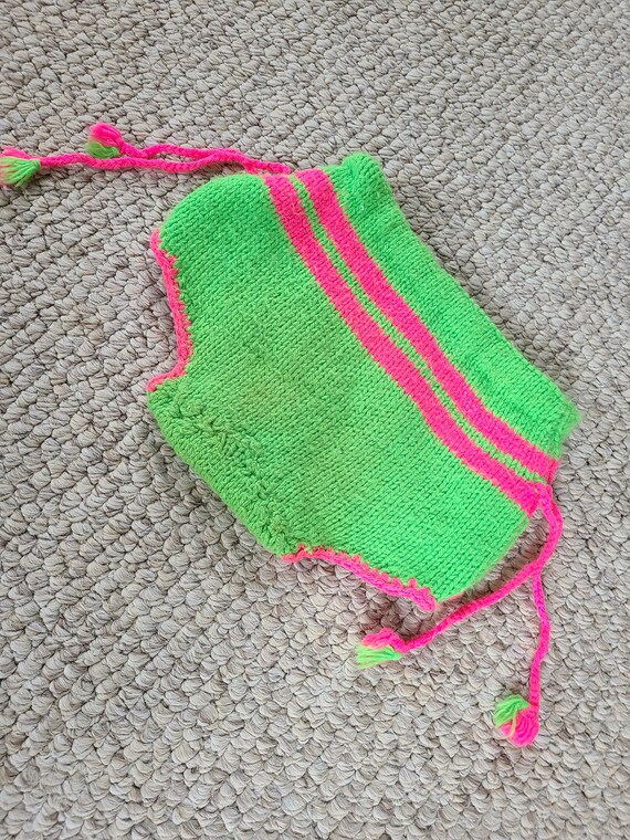 60s bikini, hand knit, bathing suit, child or very sm… - Gem