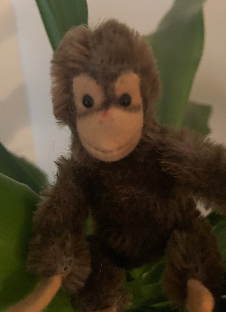 Little Steiff Vintage Monkey - Etsy