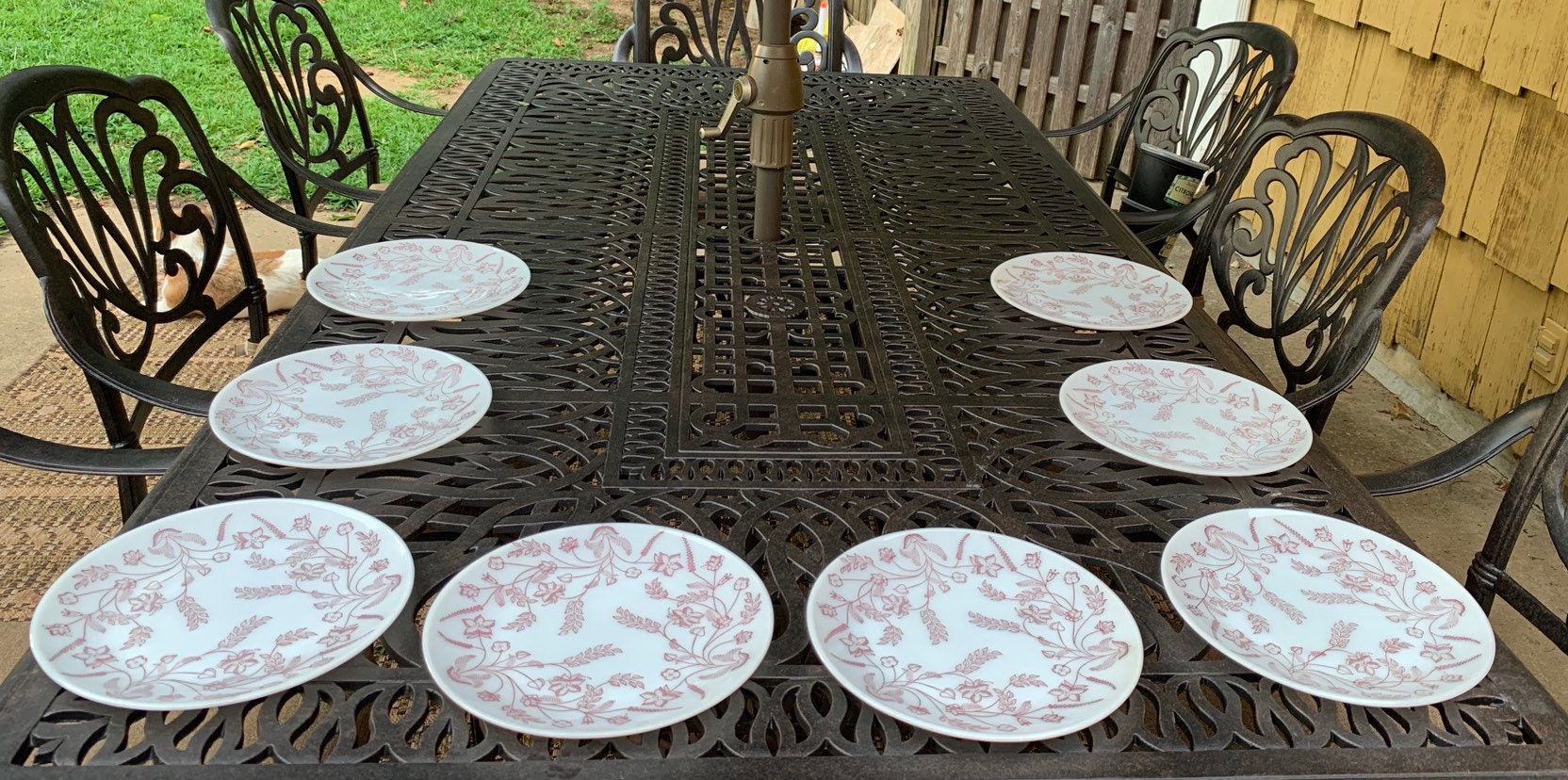Mid Century Federal Glass Milk Glass Plates Set of 8 With a - Etsy