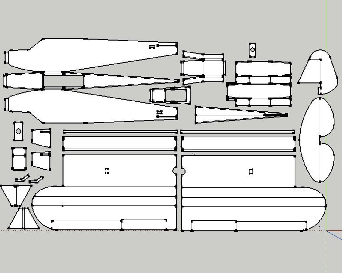Piper J3 Cub Plans 50" Includes Plans for Floats PDF Files - Etsy Australia