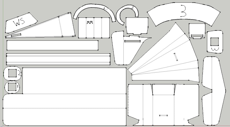 1400mm Kitfox Plans - Etsy