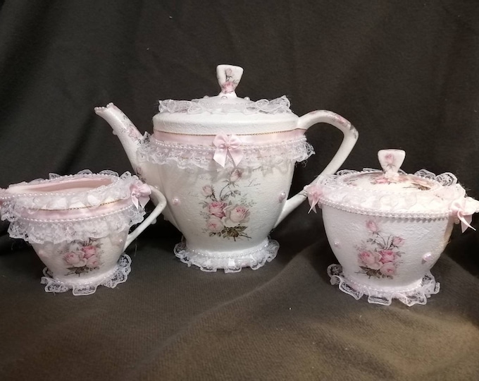Stunning 14PC Vintage House of Goebel Colorful Wild Rose Tea Set - Etsy