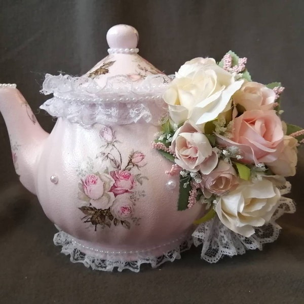 Pink Tea Pot - Etsy