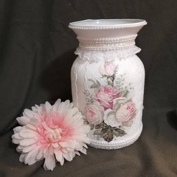 Shabby Chic Vases - Etsy
