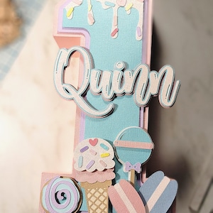 Sweet 1 First Birthday 3D Number, Custom 3d Number 1 Photo Prop or ...