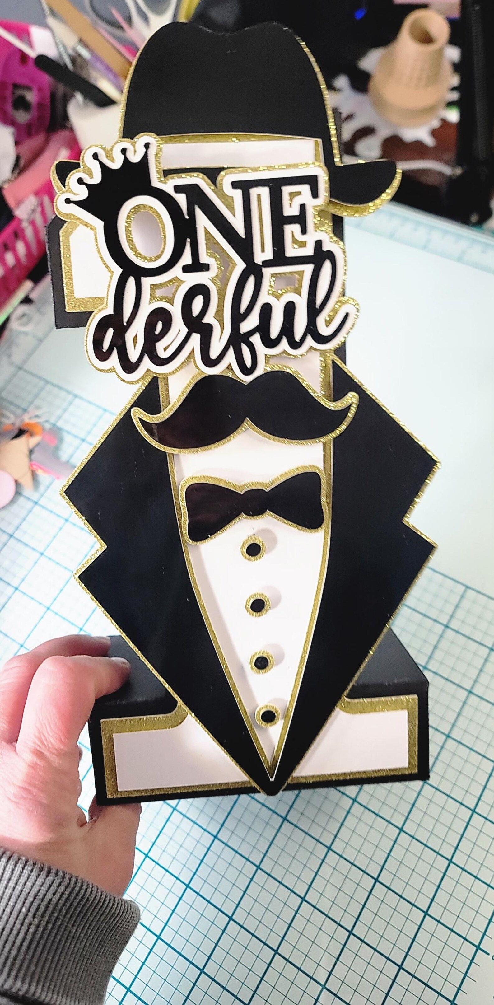 Mr Onederful Personalized 3d Number, 1st Birthday Photo Prop or Table ...