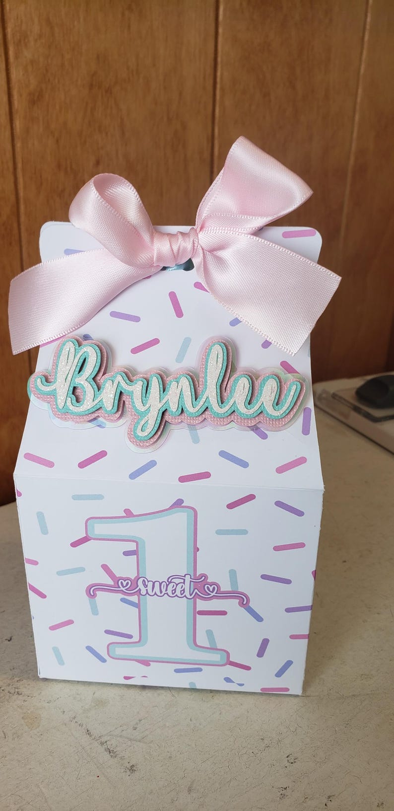 Sweet One Favor Box or Bag - Etsy
