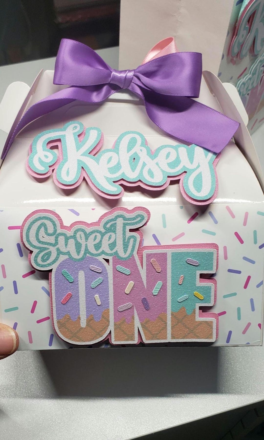 Sweet One Favor Box or Bag - Etsy