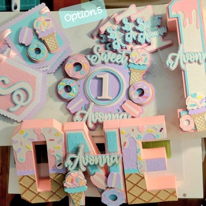 Sweet One Party Decorations, Sweet Birthday Party Package, 5 Piece ...