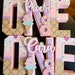 Sweet One First Birthday 3D Letters, Sweets Theme Party Decoration ...