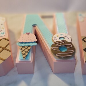 Sweet One First Birthday 3D Letters Sweets Theme Party - Etsy