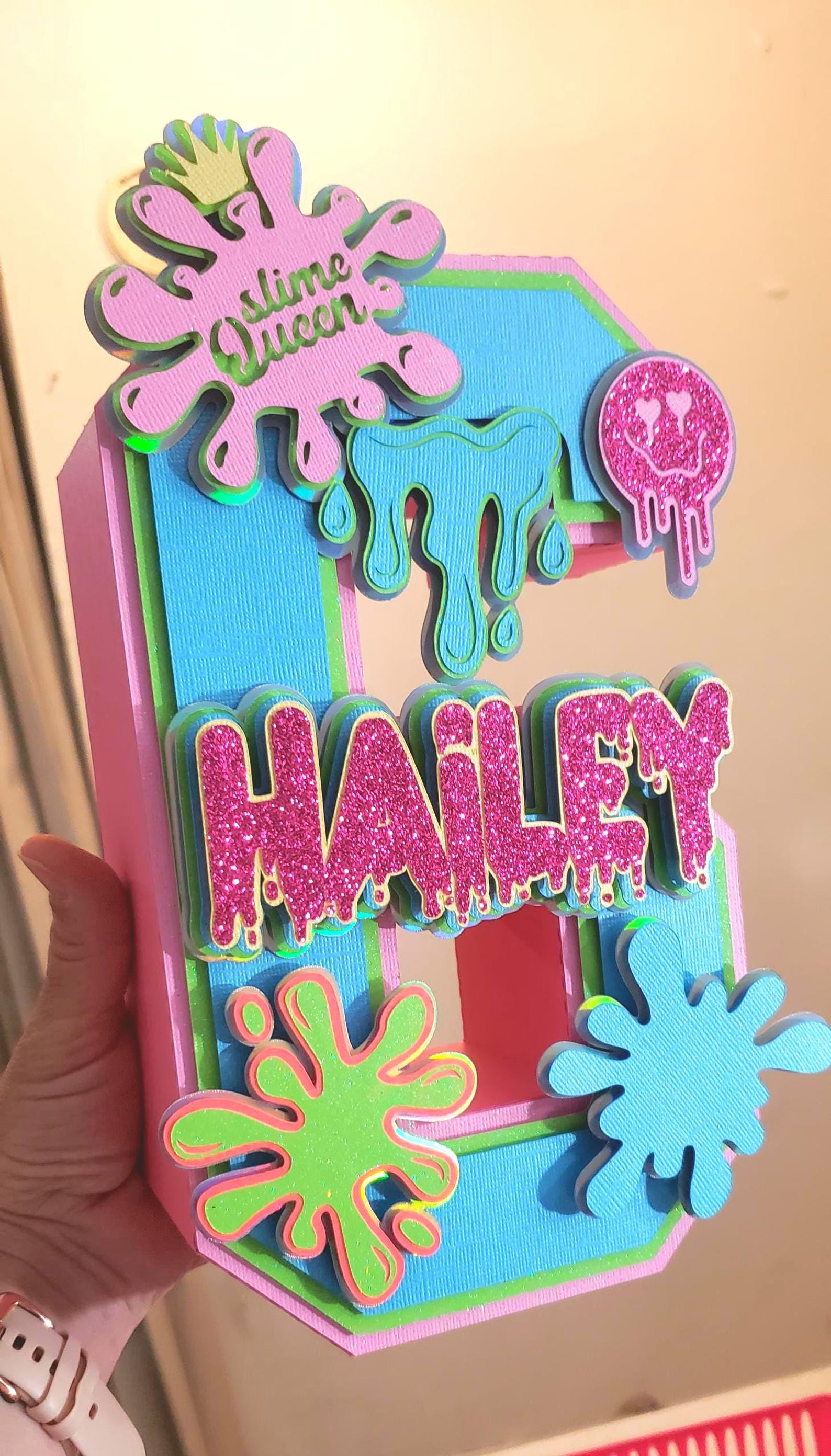 Custom 3D Number Centerpiece: Personalized Party Decoration - Etsy
