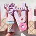Sweet One First Birthday 3D Letters, Sweets Theme Party Decoration ...