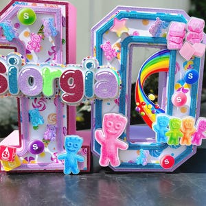 Custom 3D Number Centerpiece: Personalized Party Decoration - Etsy