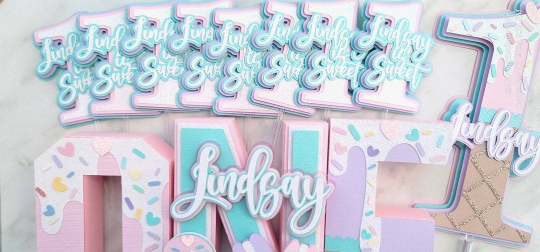 Sweet One Party Decorations Sweet Birthday Party Package 5 - Etsy