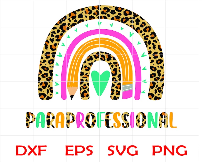 Paraprofessional Png, Dxf, Eps, Svg Design, Teacher's Para, Ideal Gift ...
